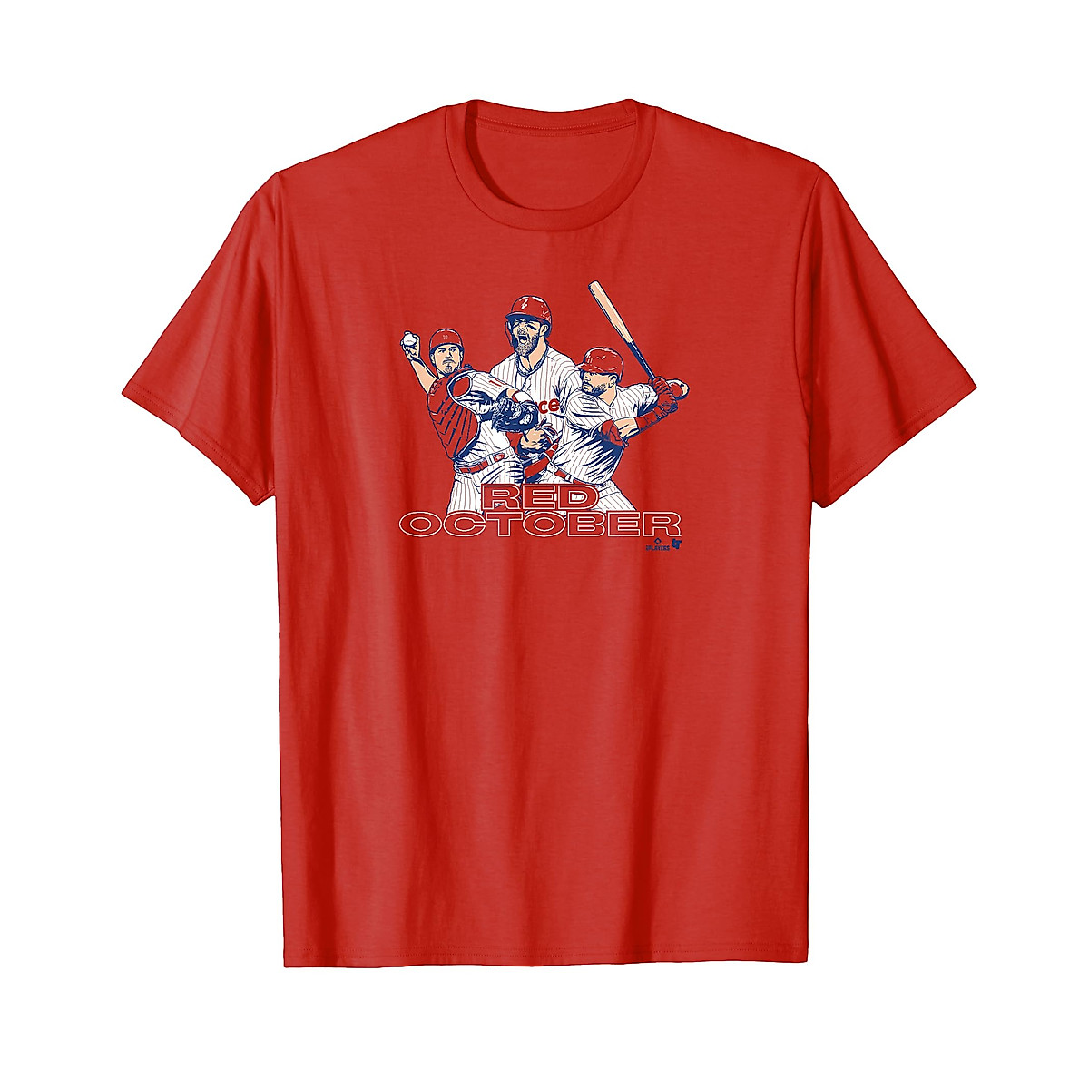 Harper, Schwarber & Realmuto - Red October - Philly Baseball T-Shirt