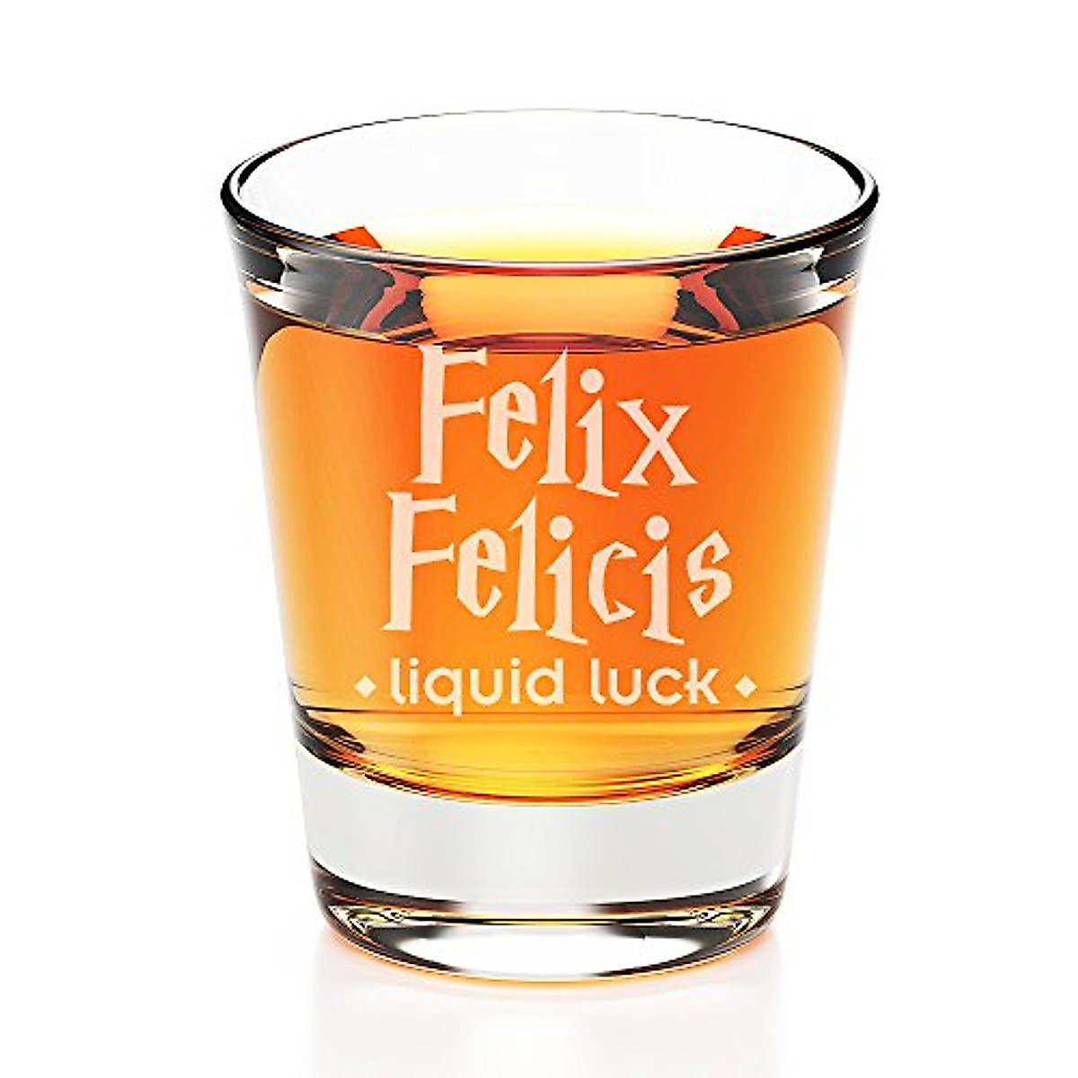 Liquid Luck Felix Felicis Engraved Fluted Shot Glass