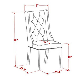 East West Furniture SHFO5-BLK-01 5 Piece Kitchen Table Set for 4 Includes a Round Dining Room Table with Pedestal and 4 Cream Linen Fabric Upholstered Chairs, 42x42 Inch, Black