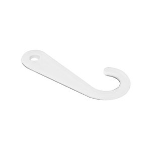BLUECELL 1000 Pieces Plastic J-Hooks for Socks Retail Display Hanger 1.8 inch