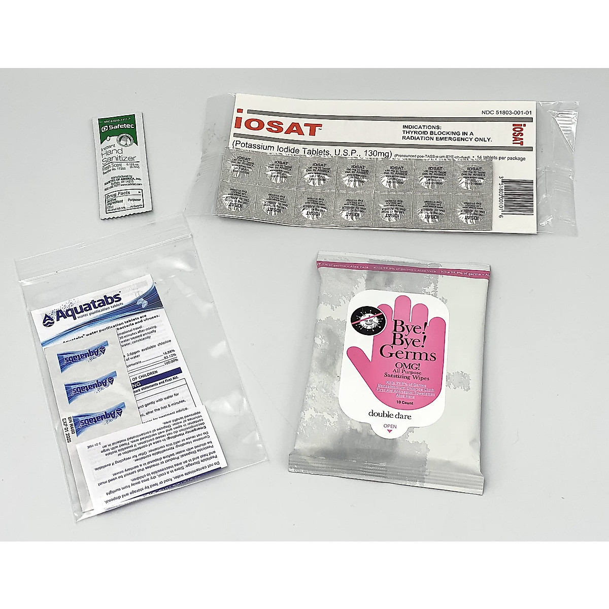 Emergency Preparedness Backpack for 2 Persons by PrepareSurvive (Lime)