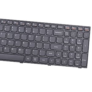 SUNMALL Laptop Keyboard Replacement with Frame Compatible with Lenovo LdeaPad Flex 2 15 B50 B50-30 B50-45 B50-70 B50-80 B51-80 G50 G50-30 G50-45 G50-70 G50-80 G50-75 Z50 US Layout