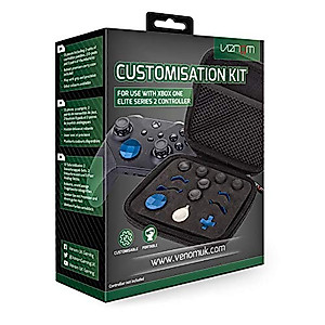 Venom Elite Series 2 Controller Replacement Part Custom Accessory Kit - Blue (Xbox One)