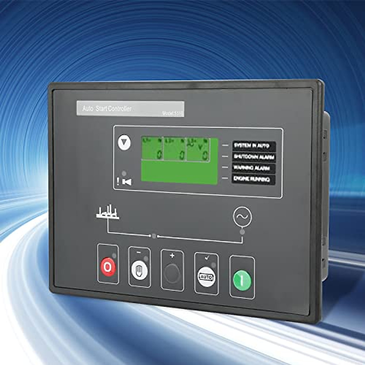 Generator Controller Module Panel, Separate Core DSE5110 Generator Electronic Controller Module Control Panel LCD Display