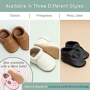 BirdRock Baby Moccasins - 30+ Styles for Boys & Girls! Every Pair Feeds a Child (US 5.5, Brown)