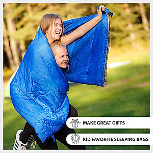 REVALCAMP Lightweight Pink-Camo Sleeping Bag Indoor & Outdoor use. Great for Kids, Youth & Adults. Ultralight and Compact Bags are Perfect for Hiking, Backpacking, Camping & Travel.