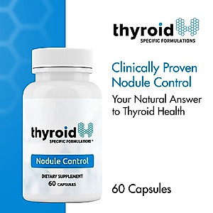Nodule Control - Doctor Formulated Natural Thyroid Nodule Control Supports The Body to Help Reduce Thyroid Nodules -w/Spirulina, Boswellia, Turmeric, Inositol, Selenium, Prunella