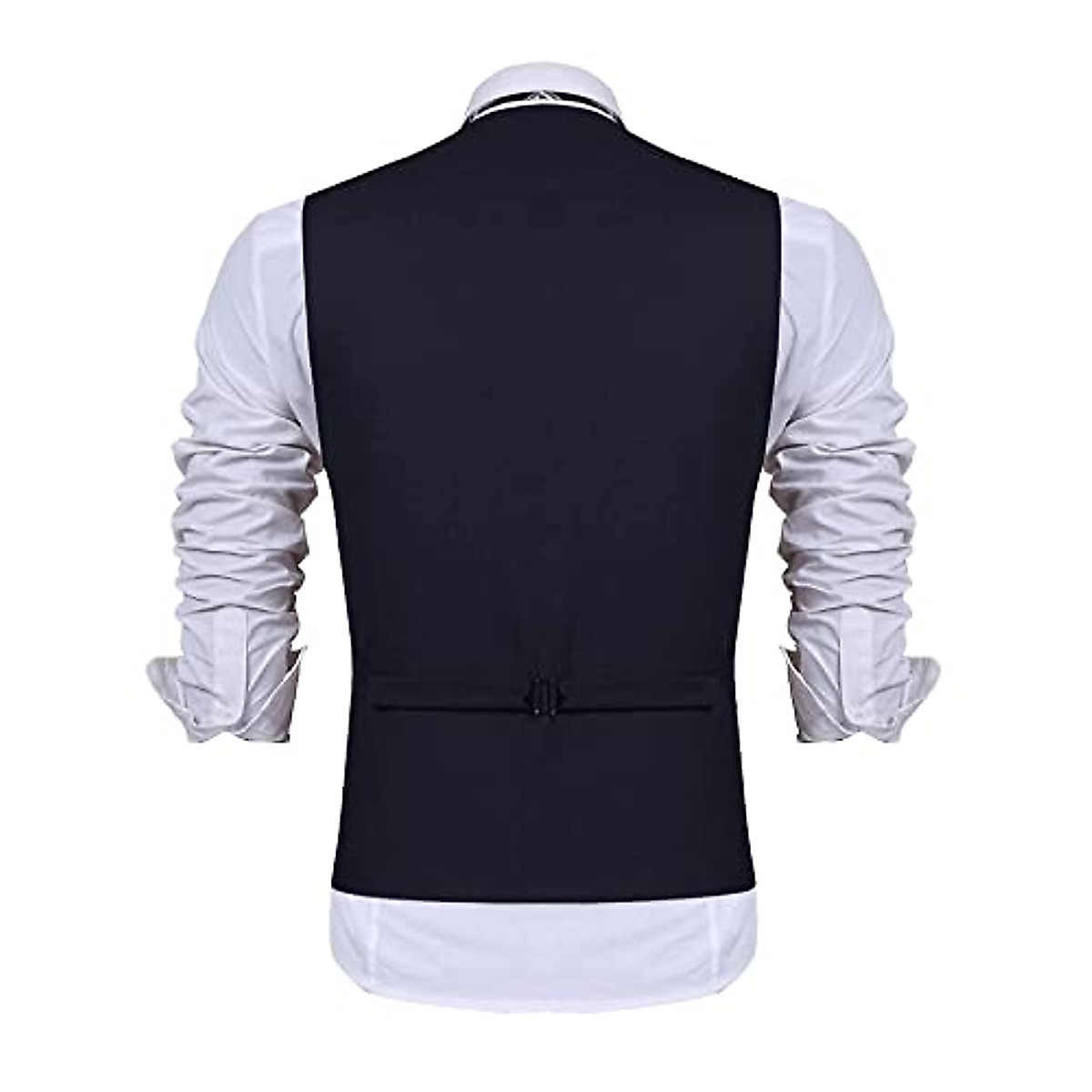 COOFANDY Men's Dress Vest Slim Fit Formal Dress Waistcoat Casual Business Wedding Suit Vest