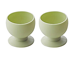 HEFUTE Door Knob Cover 2 Pack Safety Door Stopper for Wall Protection Decorative Door Bumper Suitable for Bedroom Kitchen Office(Green)