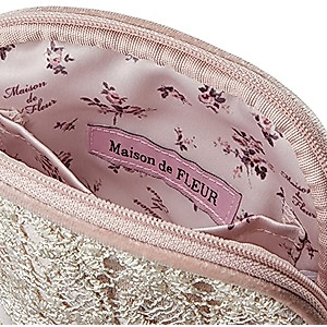 Maison de FLEUR(メゾン ド フルール) Women 8A13FTJ0800, Multicolor (Pink/Beige)