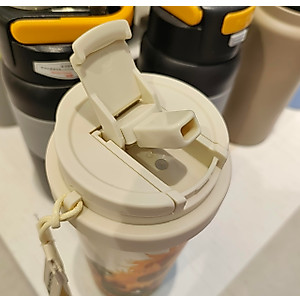 18 oz Coffee Travel Mug with Straw & Flip Lid, Sunflower Tumbler Cup, Double Wall Stainless Steel Vacuum Insulated Tumbler Cup