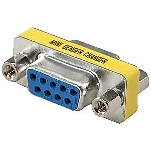 Cable Central LLC (100 Pack DB9 Female/Female Mini Gender Changer