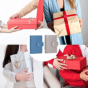 PRIVILLA 2 Pcs Credit Card Holder and Credit Card Wallet，Sd Card Holder Each Has 26 Card Slots for Organizers, 2024 New Credit Card Holders for Men and Women (Gray+blue)