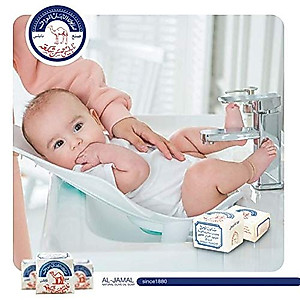 Al-Jamal Original Soap Bars Virgin Olive Oil Organic Natural Traditional Holy Land Handmade~ Nablus (Count 2)