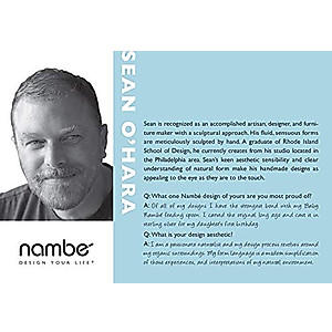 nambe - Nara Collection - Curved Chip & Dip Bowl 13" x 3.5" - Inner Mini Nambe Alloy Dip Bowl - Measures at 13" x 3.5" - Made with Nambe Alloy and Acacia Wood - Designed by Sean O'Hara