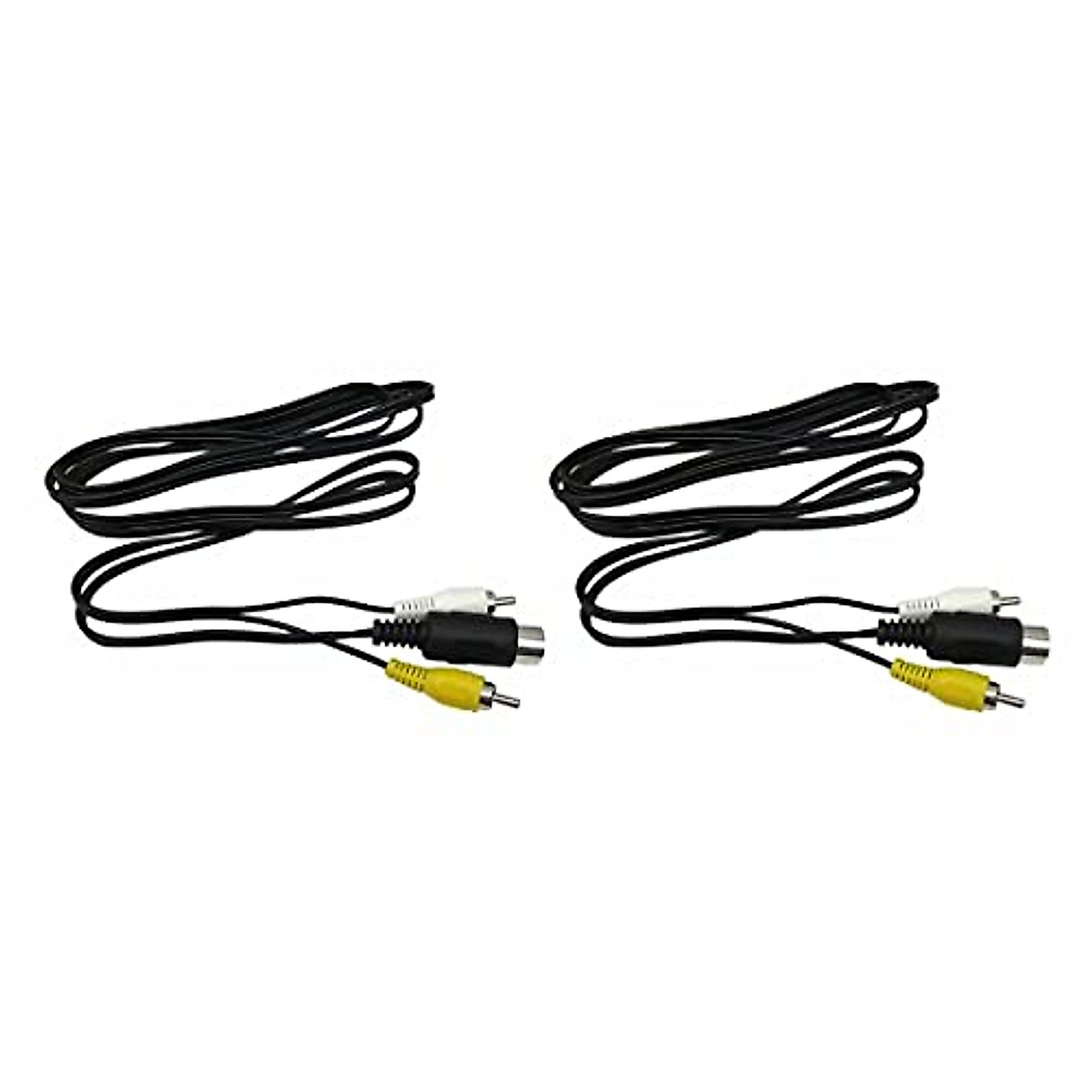 BLUE ELF 2pcs New Replacement RCA AV Cable for Sega Genesis & Sega Master System