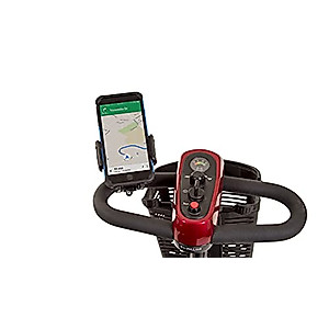Golden Technologies Nearly Universal Mobility Scooter Cellphone Holder - Mounts on Tiller - Works with Android and Apple Phones