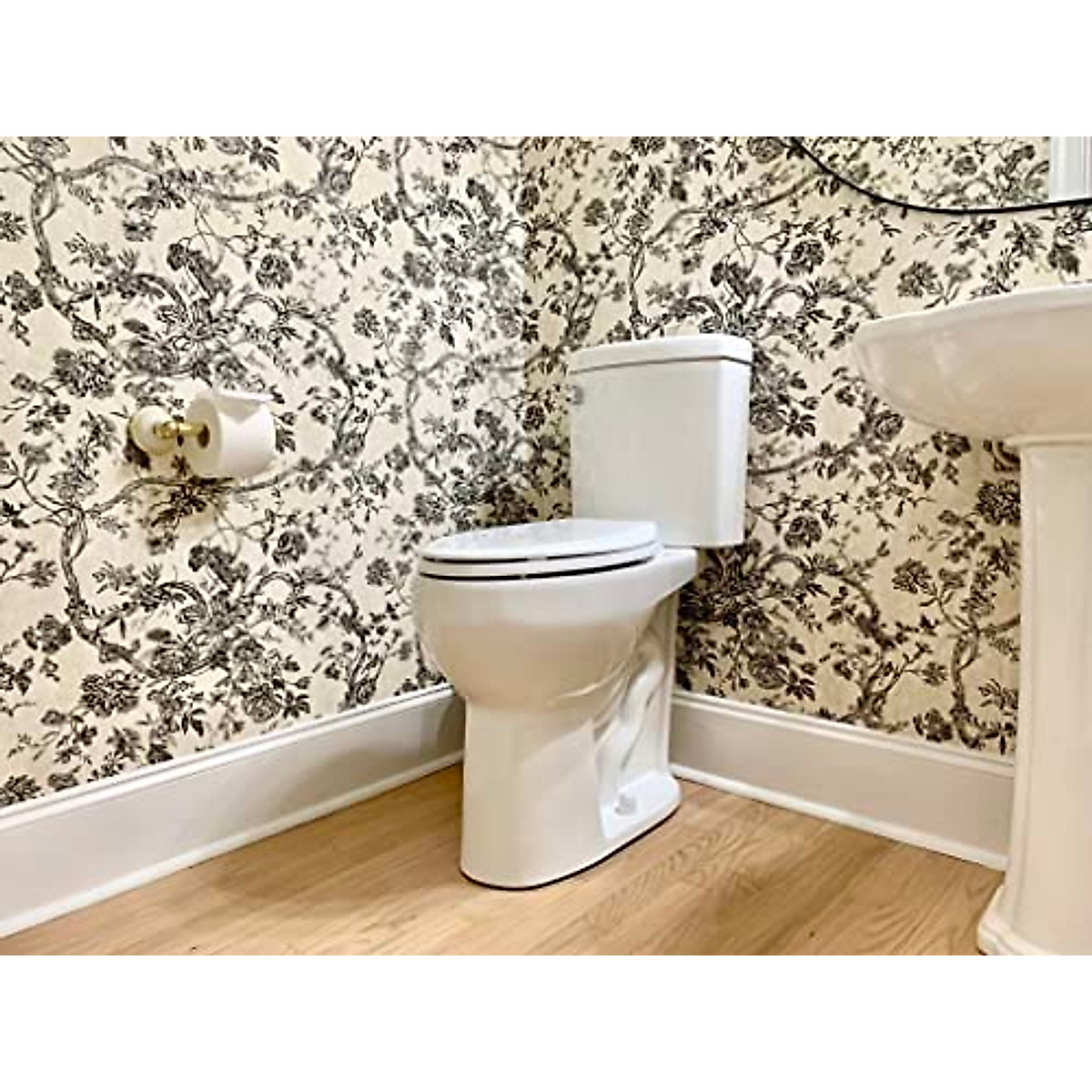 20 inch Extra Tall Toilet. Convenient Height bowl taller than ADA Comfort Height. Dual flush, Metal handle, Slow-close seat