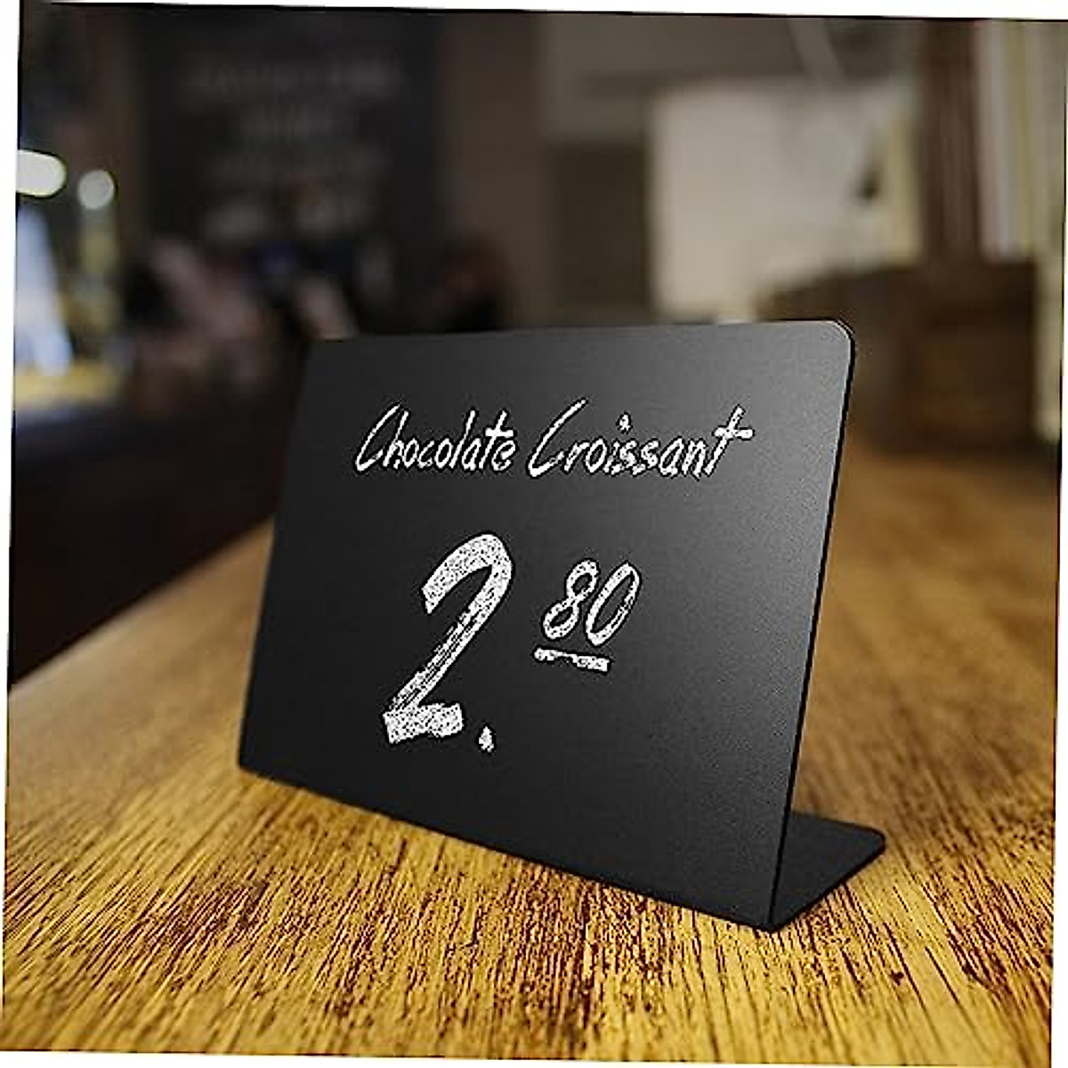 MAGICLULU 4pcs Table Blackboard Message Chalkboard Mini Blackboard Double Sided Chalkboard Free Standing Blackboard Party Blackboard Sign Mini Chalkboard Writing Board Wedding Decorate