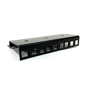 Steel Server Rack Rail with 3/8" Square Holes, 2U-45U (20U)