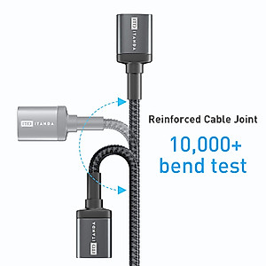 ITD ITANDA USB Extension Cable 6FT USB 3.0 Extension Cord A Male to A Female Nylon Braided Material for Playstation, Xbox, Keyboard, Mouse, USB Flash Drive, Printer, Camera and More (6FT, Grey)