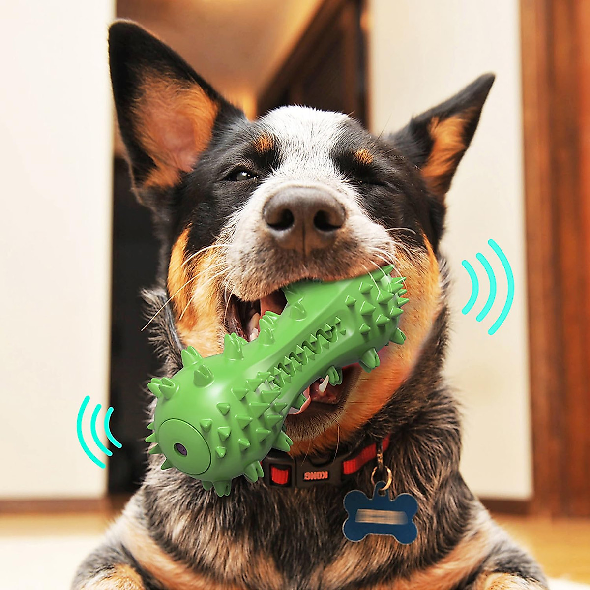 Averxia - Dog Toys, Squeaky Dog Toy, Puppy Chew Toys for Teething, Dog Toys for Aggressive Chewers - for Small, Medium, Large Dogs