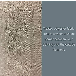 Portable Garment Rolling Rack Cover - Protect Your Clothes From Dust Keep Your Room Looking Organized (Cover Only) - 36"Wx18"Dx68"H