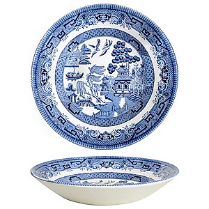 Blue Willow by Churchill, Stoneware Coupe Soup Bowl