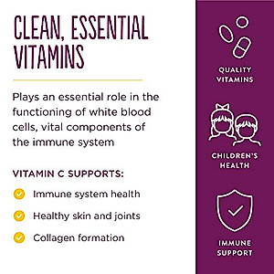 Solgar U-Cubes Children's Vitamin C, 90 Gummies - Includes 2 Great-Tasting Flavors, Orange & Strawberry - Immune Support - For Ages 2 & Up - Non GMO, Vegan, Gluten Free, Dairy Free - 45 Servings