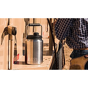 YETI Rambler Vacuum Insulated Stainless Steel Half Gallon Jug with MagCap, Stainless Steel