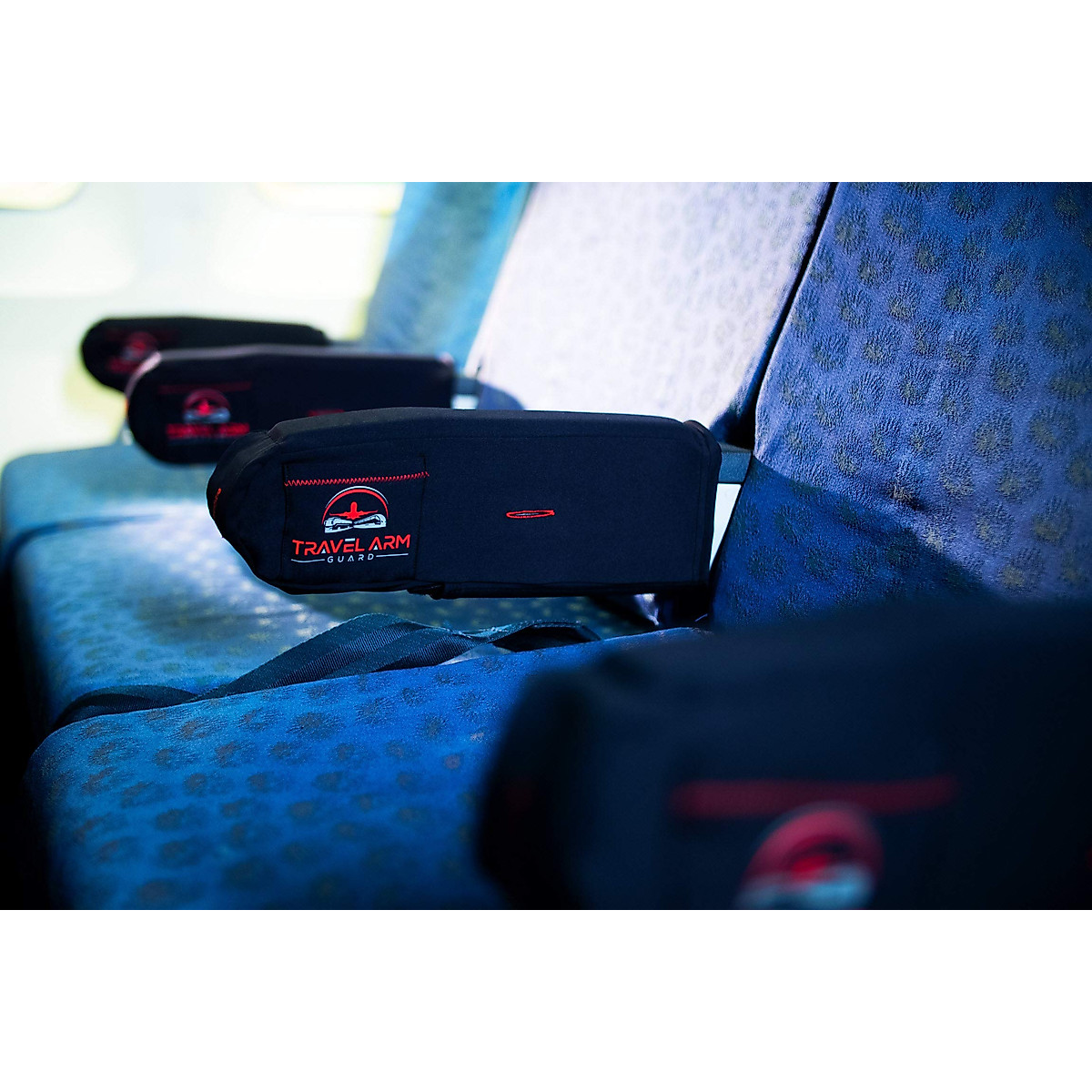 Airplane Armrest Covers - Innovative & Protective Arm Rest Sleeve Covers for You and Your Family on Your Next Air Travel - Comfort & Clean Flight Travel Accessory | 2 Sleeves in the Package