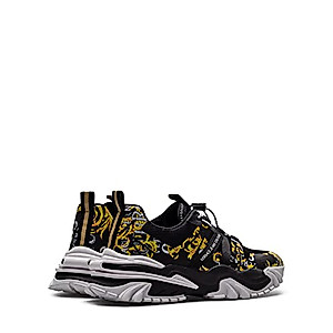 Versace Jeans Couture Men Trail Treck Sneakers Black - Gold 8 US