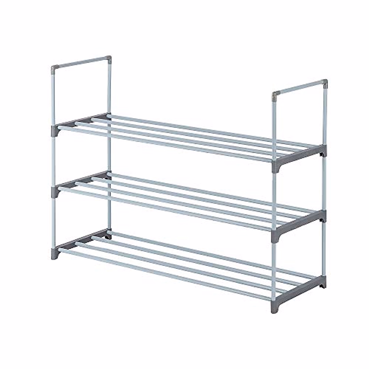 Volowoo Shoe Rack for Entryway, Sturdy & Durable Shoes Rack Storage Shelf,Shoe Rack Shoe Tower Shelf Storage Organizer for Closet Entryway Hallway,Organizer for Shoes (Gray, 3-Tier)