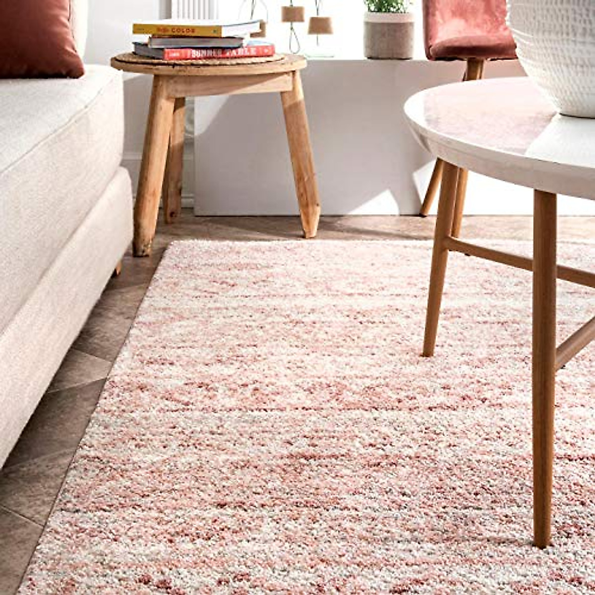 nuLOOM Transitional Moroccan Hattie Area Rug, 9' x 12', Pink