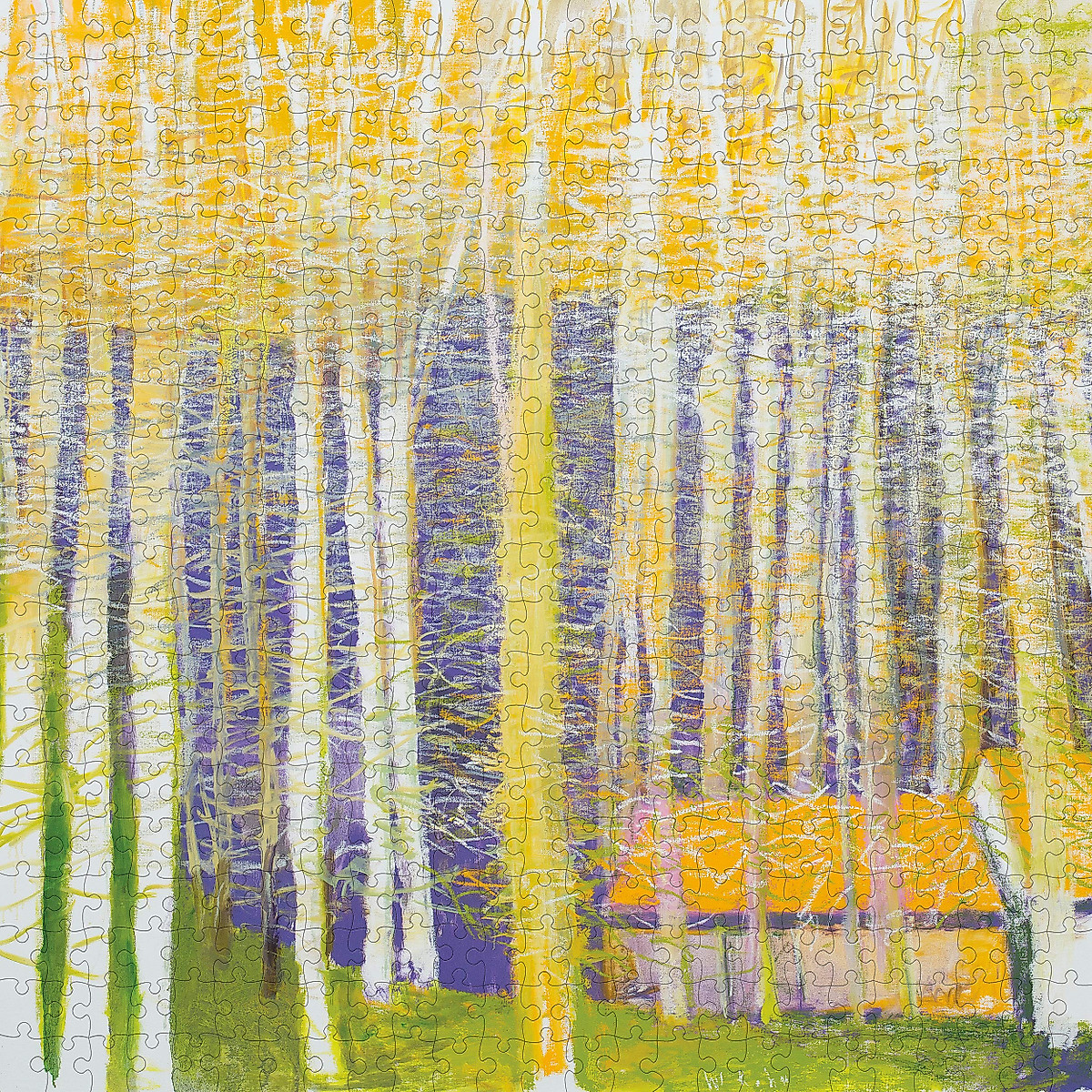 Wolf Kahn: Among Birches 500-Piece Jigsaw Puzzle (Pomegranate)