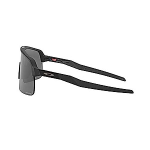Oakley Men's OO9463 Sutro Lite Rectangular Sunglasses, Matte Black/Prizm Black, 39 mm