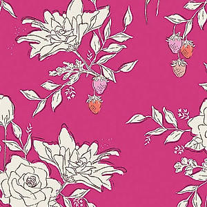 Art Gallery Fabrics Art Gallery Sonata Pastoral Magenta Fabric, Pink