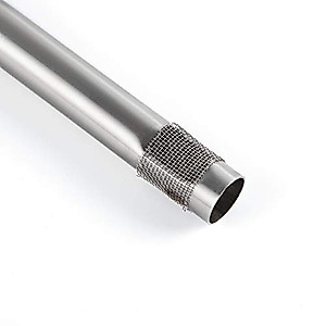 60040 Grill Burner Tube for Weber Q100, Q120, Q1000, Q1200, Baby Q, 17 inches Stainless Steel Burner Tube Replacement for Weber 50060001, 51010001,51060001,69957,41657