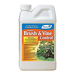Monterey LG5367 Brush and Vine Killer Stump and Tree Sprouting Herbicide Control Concentrate, 32 oz