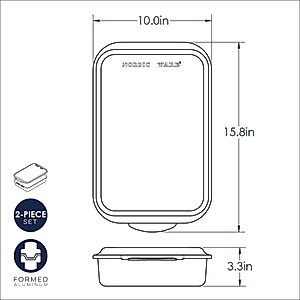 Nordic Ware Classic Metal 9x13 Covered Cake Pan