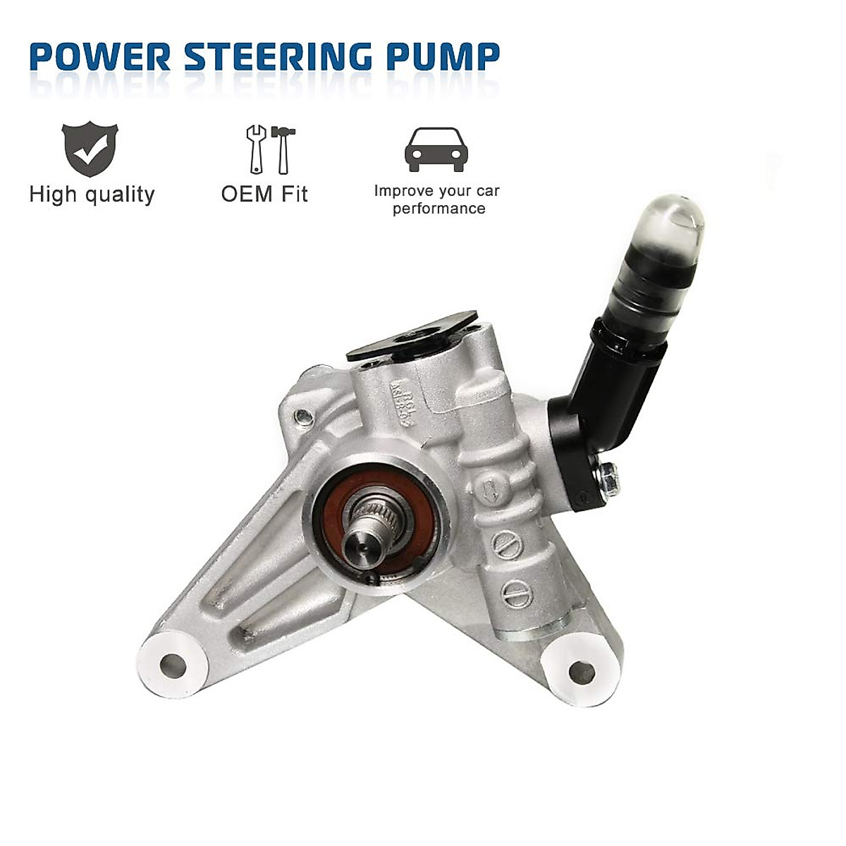 Power Steering Pump Replacement For Compatible with 2006 2007 2008 2009 2010 2011 Honda Ridgeline 3.5L Power Assist Pump Replace # 21-5193