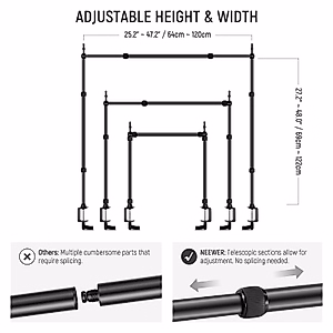 NEEWER Overhead Camera Mount Rig with Dual Ballhead Super Clamp/Phone Holder for Desktop Top Down Shots, Metal Multi Device Mount Platform for Photography Lighting, Max Load 26.5lb/12kg, NK002
