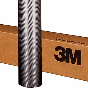 3M 1080 CF201 ANTHRACITE CARBON FIBER 1ft x 1ft (1 Sq/ft) Car Wrap Vinyl Film