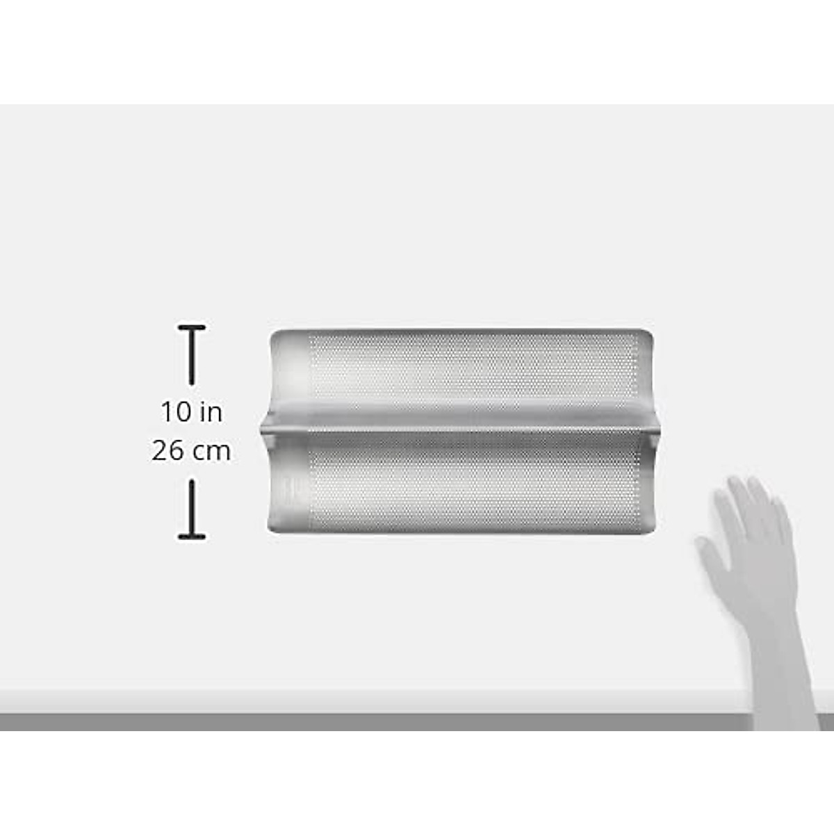 Chicago Metallic Commercial II Non-Stick Perforated French Bread Pan -