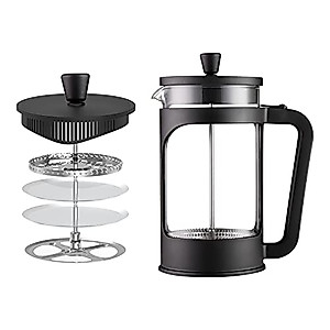SIXAQUAE FRENCH PRESS French Press Coffee Maker Heat Resistant Durable Borosilicate Glass 34oz