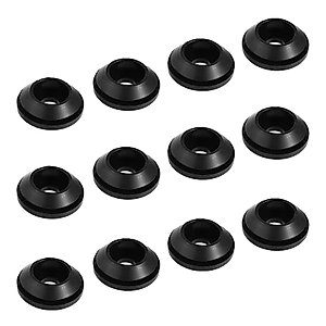 071129 RV Stove Parts Grommets Replacement for Suburban Stove Top Grate Magic Chef Grate Grommets Kit 525004 Suburban Camper Motorhome Rubber Foot Pad for RV Range Grate Durable Rubber Feet 12Pcs