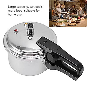 3L Pressure Cooker with Handle, Slow Rice Cooker with Safely Valve, 18cm Bottom, Pot Cover , Deep Pressure Pan for Gas Stove Induction Cooker