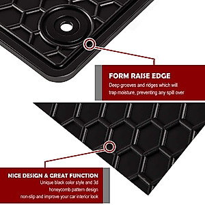 TeddyTT Floor Mats Compatible with Ford Fusion 2013 2014 2015 2016 2017 2018 2019 2020 2021 Heavy Duty Rubber Front&Rear Car Carpet Waterproof Custom Seasons Odorless all weather 2017-2022 Lincoln MKZ