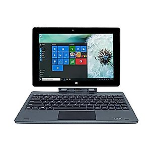 IVIEW Magnus IV 4G LTE 10.1" Touch Screen, 1280 x 800 IPS, Intel Dual Core 4GB/64GB Windows 10 Professional 2-in-1 Laptop with Docking Keyboard, AT&T, T-Mobile 4G LTE Compatible, add SIM Card and use