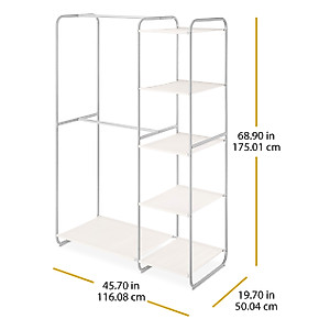 Whitmor White Double Rod Closet